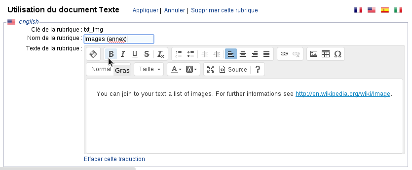 Mise en place d'une aide en ligne : Paramétrage de l'aide en ligne ...