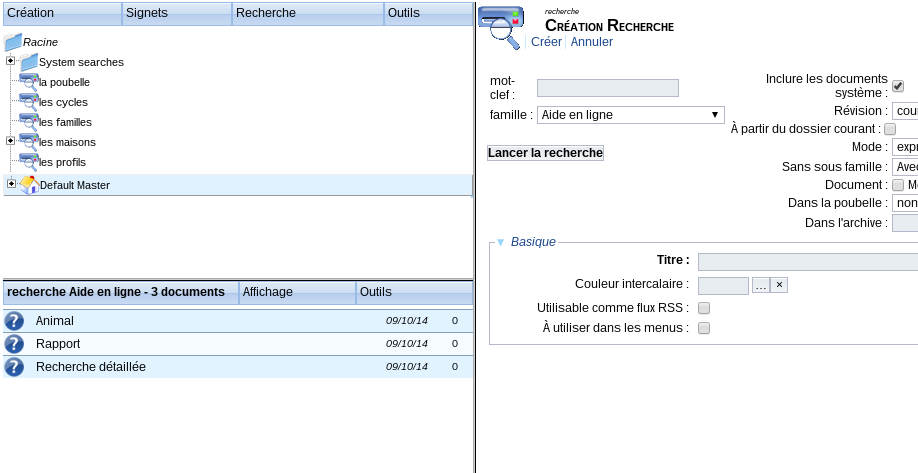 Import et Export : Paramétrage de l'aide en ligne | Core | Dynacase ...
